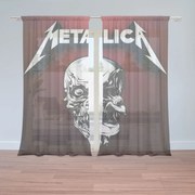 Sablio Záclony METALLICA Death metal: 2ks 150x250cm