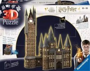 Puzzle harry potter: bradavický hrad - astronomická věž (noční edice) 540 dílků