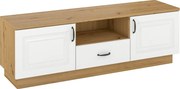 FLAWIA | TV stolek RTV 2D1S | 150 cm | Stilo ab | artisan/bílá
