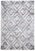 Ayyildiz, Kusový koberec Naxos 3811 bronze, 140x200, šedá, kancelář
