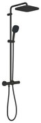 Grohe Vitalio Comfort - Sprchový set s termostatem, 25x25 cm, 2 proudy, matná černá 266962431