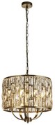 Searchlight 6585-5AB Závěsné glamour svítidlo BIJOU patina, průměr 44cm