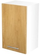 Horní skříňka Vento G-45/72, bílá / dub medový