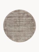 Ručně tkaný kulatý viskózový koberec Jane