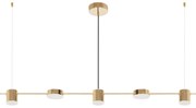 Toolight LED závěsné stropní svítidlo APP929-5CP zlaté