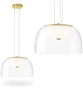 Toolight Závěsné skleněné LED osvětlení D3 APP1690-1PC B zlaté