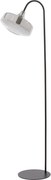 Černá stojací lampa (výška 160 cm) Solna – Light & Living