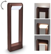 Brilagi - LED Venkovní lampa CROTONE LED/7W/230V hnědá IP54 50 cm