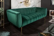 Designová sedačka Nikolai 225 cm smaragdová zelená