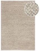 Světle šedý ručně tkaný koberec s příměsí vlny 160x230 cm Minerals – Flair Rugs
