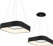 Led Lampa Lustr Do Kuchyně Obývacího Pokoje Loftová Černá Moderní Ring Elegantní