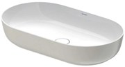Duravit Luv - Umyvadlo na desku, 70x40 cm, bez přepadu, WonderGliss, bílá/matná šedá 03797023001