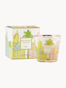 Ručně foukaná vonná svíčka My First Baobab Miami (solné květy, plážová borovice a cypřiš)