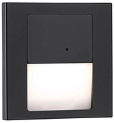 Paulmann 80004 - LED/1W Schodišťové svítidlo se senzorem TSARO 230V Lead/černá