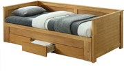 Rozkládací postel 90/180x200, dub, GORETA Kondela 0000240360
