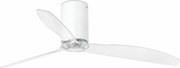 FARO 32039 MINI TUBE FAN, bílá/transparentní, stropní ventilátor s DC motorem - FARO