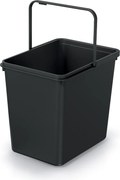 PRO Odpadkový koš SYSTEMA BASIC recyklovaný černý, objem 23l