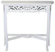 SECESSION CREST MAHOGANY TABLE WHITE