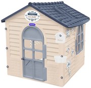 Mochtoys Domek dětský zahradní s kytičkami 120x120x120cm plast