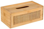 WENKO 25607100 - Box na kapesníky ALLEGRE 25x13 cm hnědá 25607100