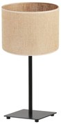 Stolní lampa Juta, 1x jutové stínítko, (výběr ze 2 barev konstrukce), n