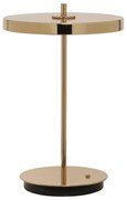 LED stmívatelná stolní lampa ve zlaté barvě s kovovým stínidlem (výška 31 cm) Asteria Move – UMAGE