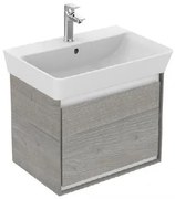 Ideal Standard Connect Air - Skříňka pod umyvadlo Cube 55 cm, 48x41x40 cm, dekor šedý dub/bílá mat E0844PS