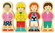 Bigjigs Toys Dřevěné puzzle národnosti