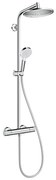 Hansgrohe Crometta S - Showerpipe 240 1jet EcoSmart 9 l/min s termostatem, chrom, HAN-27268000