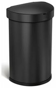 Simplehuman Půlkulatý bezdotykový koš 45 l, černá