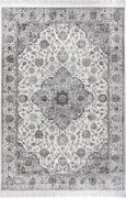 DOPREDAJ: 95x140 cm Kusový koberec Ghazni 105040 Grey Cream, 140x95, šedá, chodba / predsieň, ELLE Decoration