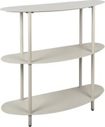 Šedý kovový regál 90x82x28 cm Riqueza – Leitmotiv