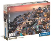 Clementoni - Puzzle 1000 Odstíny Santorini