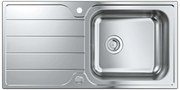 Grohe - Dřez K500, 100x50 cm, kartáčovaná nerez 31563SD1