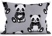 MK Lůžkoviny Bavlněný povlak na polštář Renforcé 40 x 60 cm - Panda
