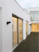NV 9060194 Venkovní nástěnné svítidlo OMIKA tmavě šedý hliník a čiré sklo E27 1x12W 220-240V bez žárovky IP54 - NOVA LUCE