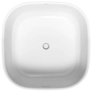 Duravit Zencha - Volně stojící vana 125x125 cm, DuraSolid, ClickClack, bílá 700464000000000