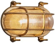 Nordlux - Venkovní nástěnné svítidlo HELFORD 1xE27/12,5W/230V IP64 mosaz