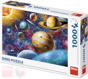DINO Puzzle Planety XL 66x47cm skládačka 1000 dílků v krabici dn532755
