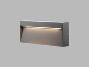 LED2 5130634D LED2 Venkovní nástěnné svítidlo STEP ON Q L, A DALI/PUSH 6W 3000K antracit - LED2 Lighting