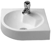 Duravit Architec - Umyvadlo 64x54 cm, bez přepadu, s otvorem pro baterii, bílá 0448450000