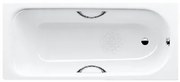 Kaldewei Advantage - Obdélníková vana Saniform Plus Star 345, 160x75 cm, s otvory pro madla, bílá - vana, antislip, Perl-Effekt, otvory pro madla 134530003001