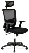 Ergonomická kancelářská židle RELORA - černá síťovina Barva: černá