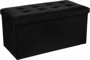 Dekorativní pouf pro obývací pokoj a ložnici, velké stylové sedadlo s úložným prostorem