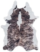 Ayyildiz, Kusový koberec Etosha 4113 brown (tvar kožešiny), 100x135 tvar kožešiny, hnědá, chodba / předsíň