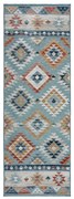 Modrý venkovní běhoun 80x230 cm Avery Blue – Flair Rugs