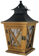 Lucerna MagicHome LW8680, LED, 3xAA, dřevo (19 x 19 x 36 cm)
