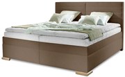 ND Lucia Boxspring 160x200cm světlehnědá