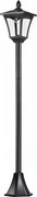 Outsunny Solární zahradní lucerna Lantern Path Light s LED 40 lumenů černá 18 x 18 x 160cm | Aosom