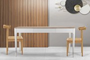 Designový jídelní stůl Gerlinde 180 cm bílý